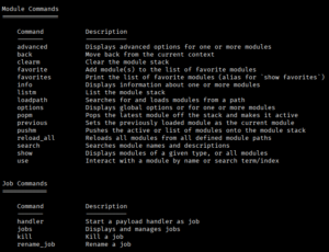 Metasploit Framework概説 | kali linux覚え書き