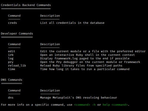 Metasploit Framework概説 | kali linux覚え書き