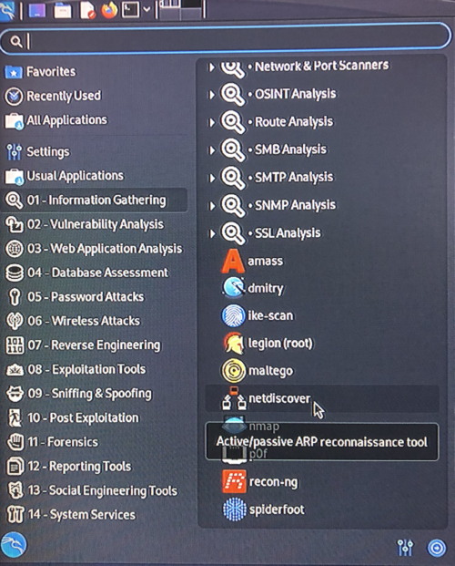 NetdiscoverでLAN内のホストを調査 | kali linux覚え書き