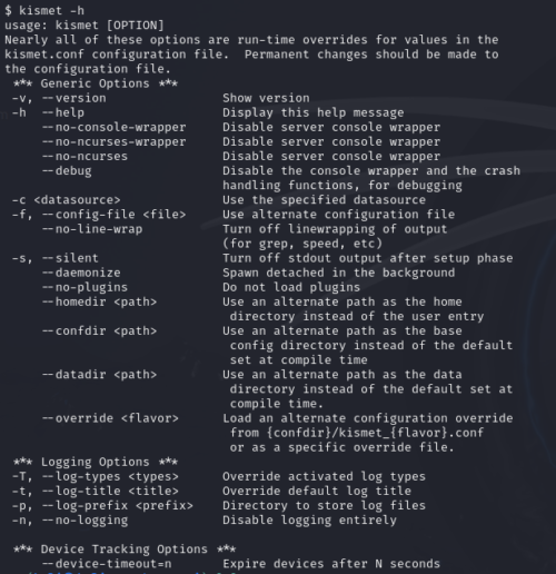 Kismetで電波を解析 | kali linux覚え書き