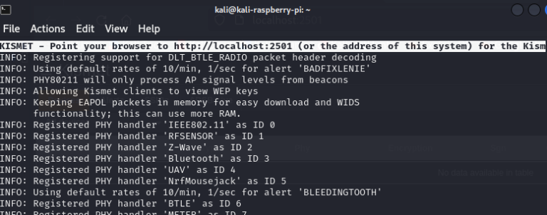 Kismetで電波を解析 | kali linux覚え書き
