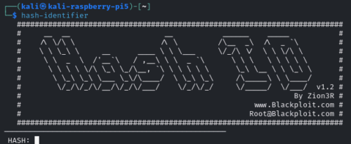 HashidとHash-identifier | kali linux覚え書き