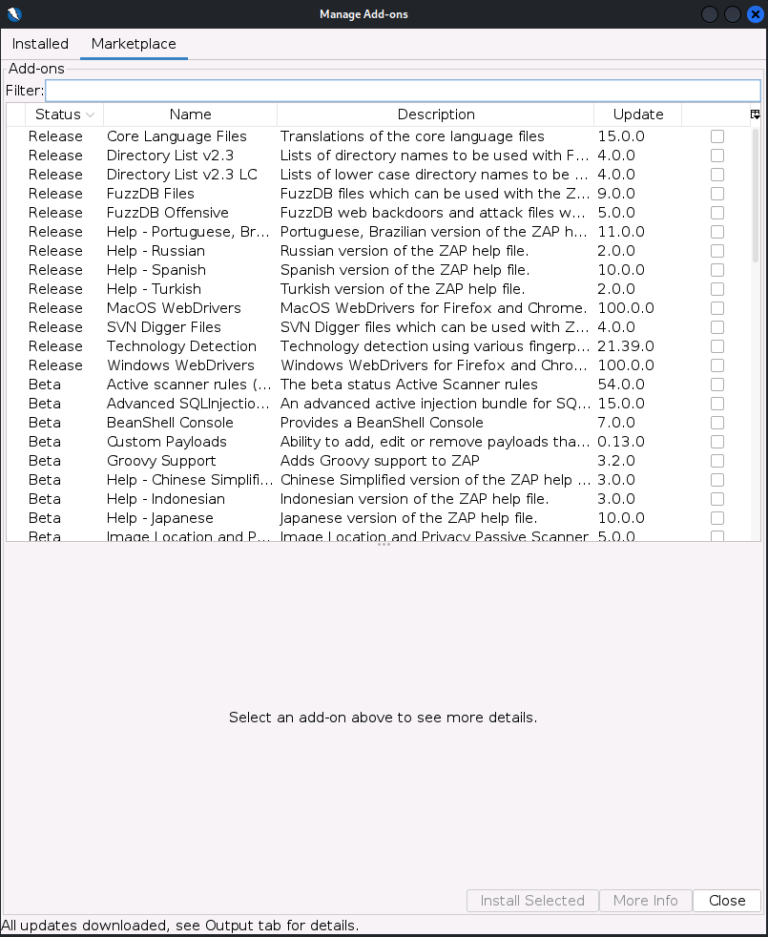 ZAPROXYでサイト診断(1) | kali linux覚え書き