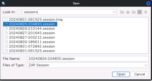 ZAPROXYでサイト診断(1) | kali linux覚え書き