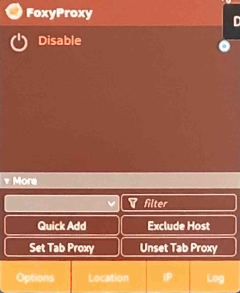 FoxyProxyでプロキシの切替 | kali linux覚え書き