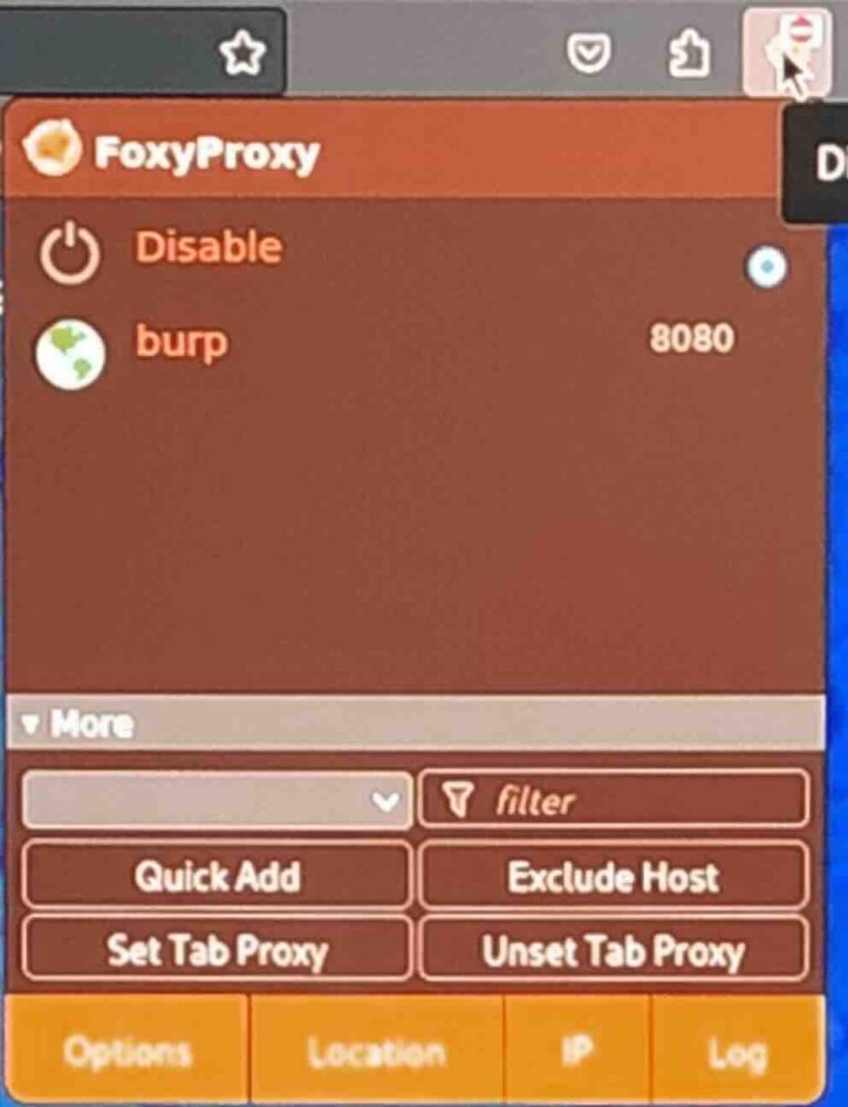 FoxyProxyでプロキシの切替 | kali linux覚え書き