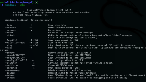 clamavでウイルススキャン | kali linux覚え書き